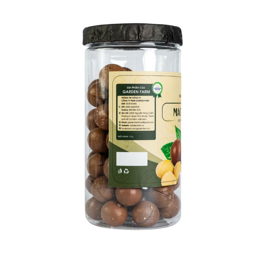 Hạt macca GARDEN FARM hũ 500g - GARDEN FARM